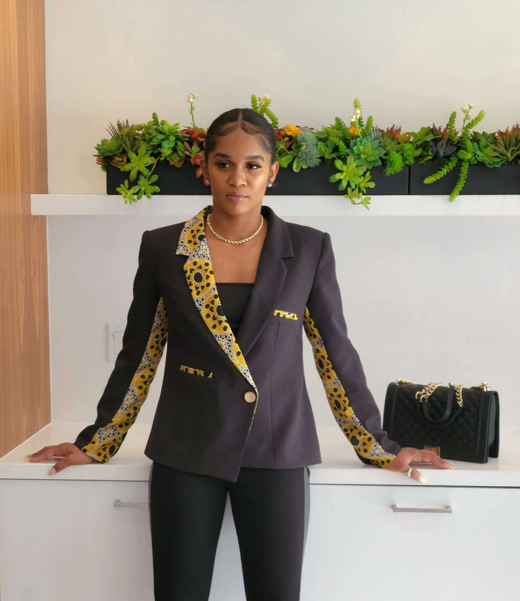 Yeli Bana Women’s Double Breasted Blazer