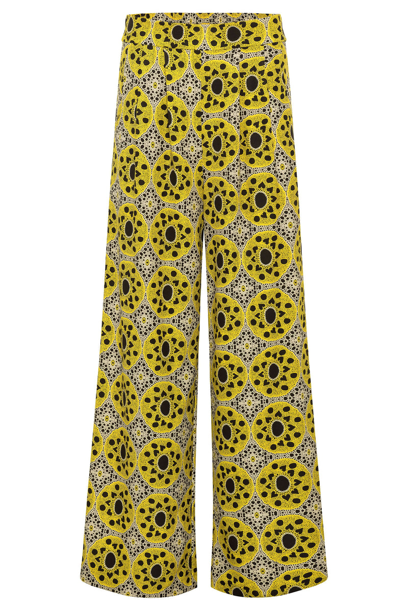 Sai Wide Leg Pants - Stretchy Waist Band